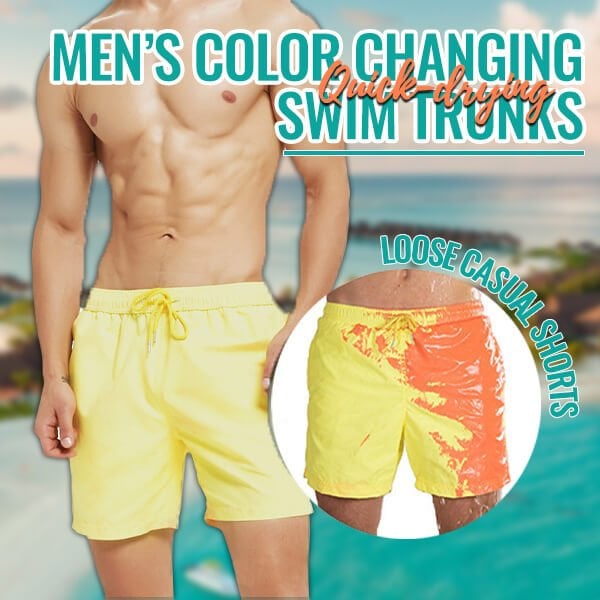 Men’s Color Changing Swim Trunks