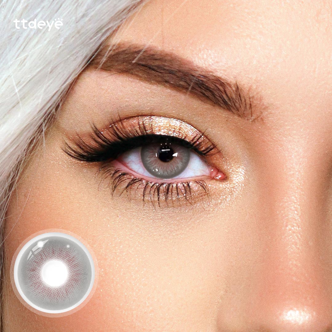 TTDeye Twilight Rose Grey | Elegant Grey Rose Contacts