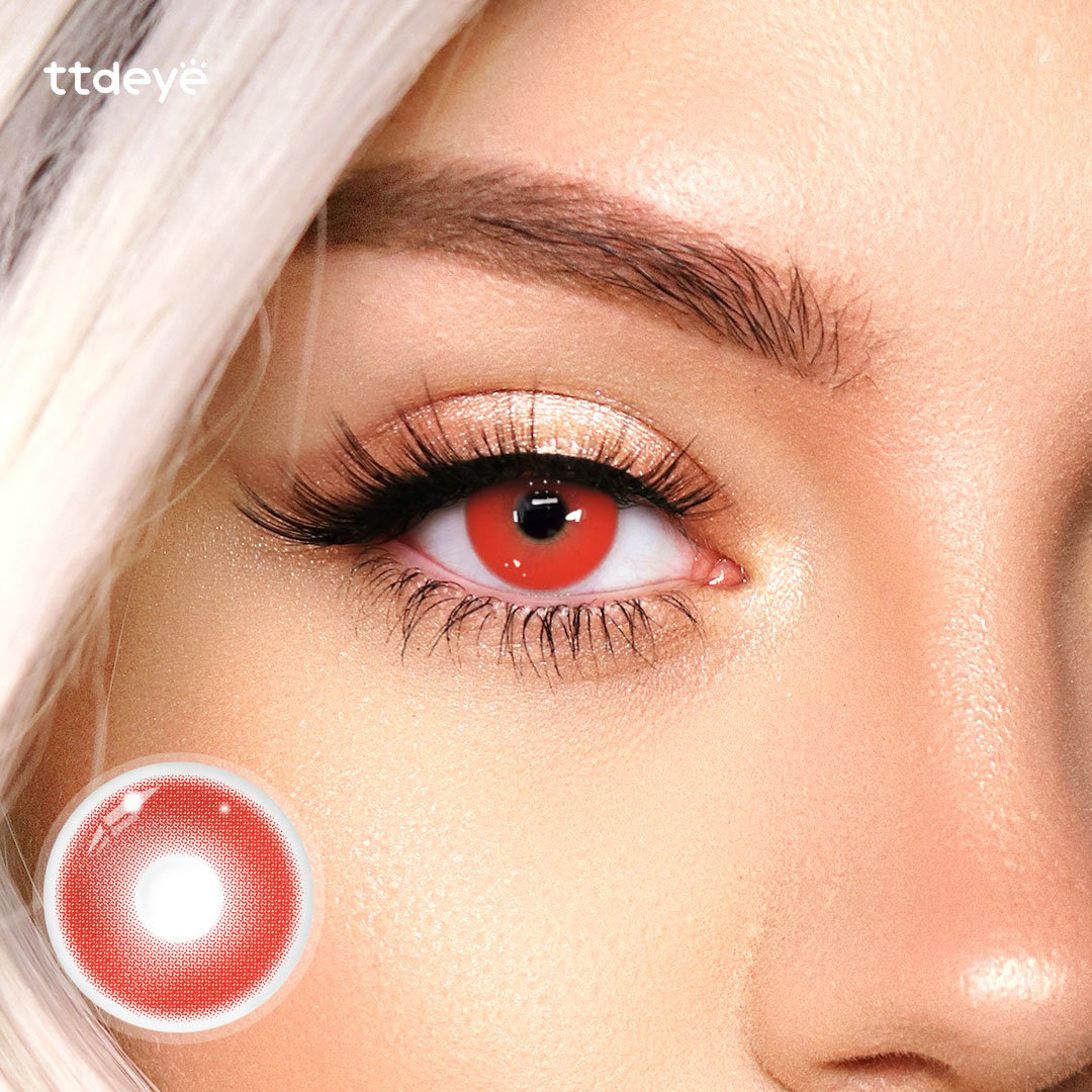 TTDeye Vamp Glow Red | Intense Red Cosplay Contacts
